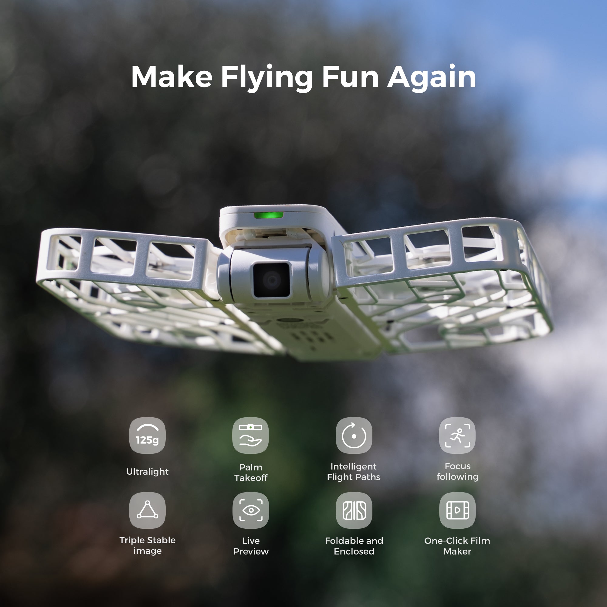 HOVERAir X1 - Pocket-Sized Self-Flying Camera UK Available